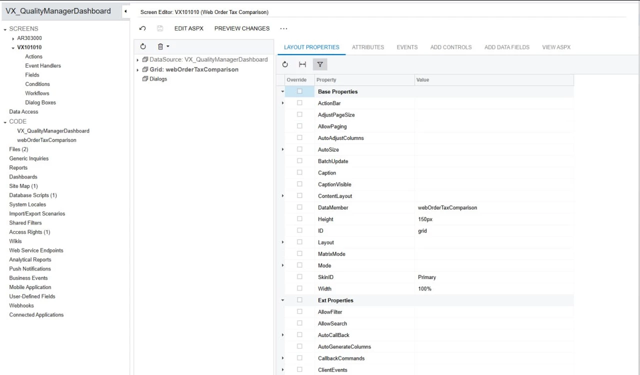 API returns empty values for custom DAC in Acumatica | Community