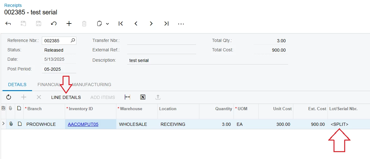 Is there a way to limit the number of characters or set a mask for a lot or serial number ...