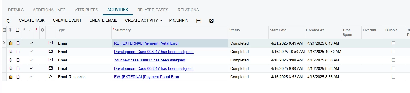 Acumatica Cases Initial response is not updating | Community Acumatica Cases Initial response is not updating | Community