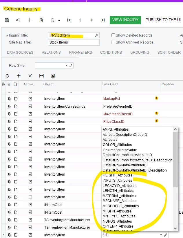 Export Product And Attributes Ids Values And Descriptions Out Of Acumatica Community 4247
