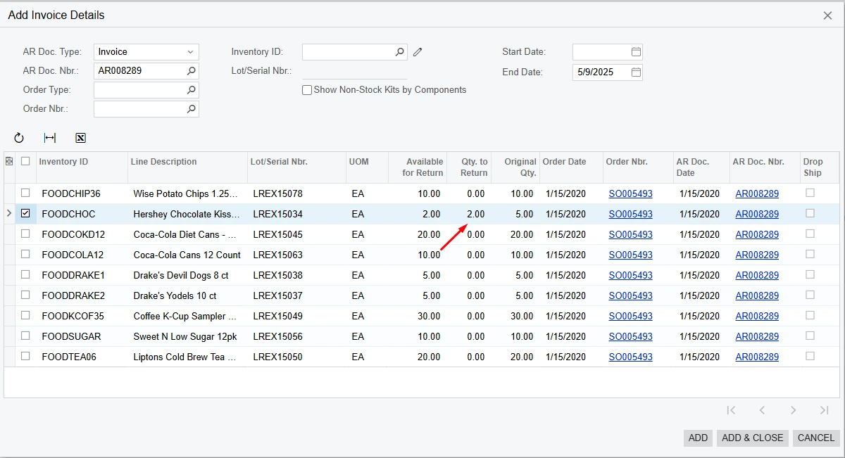 Best Practice for Partial Inventory Return in Credit Return Process | Community