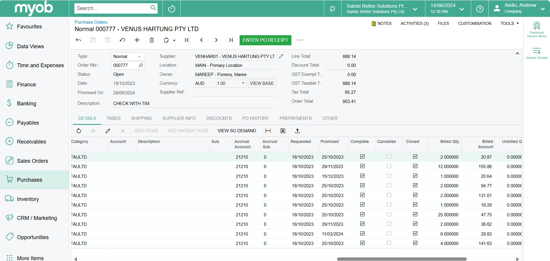 Force close of Purchase Order via Custom SQL Script | Community
