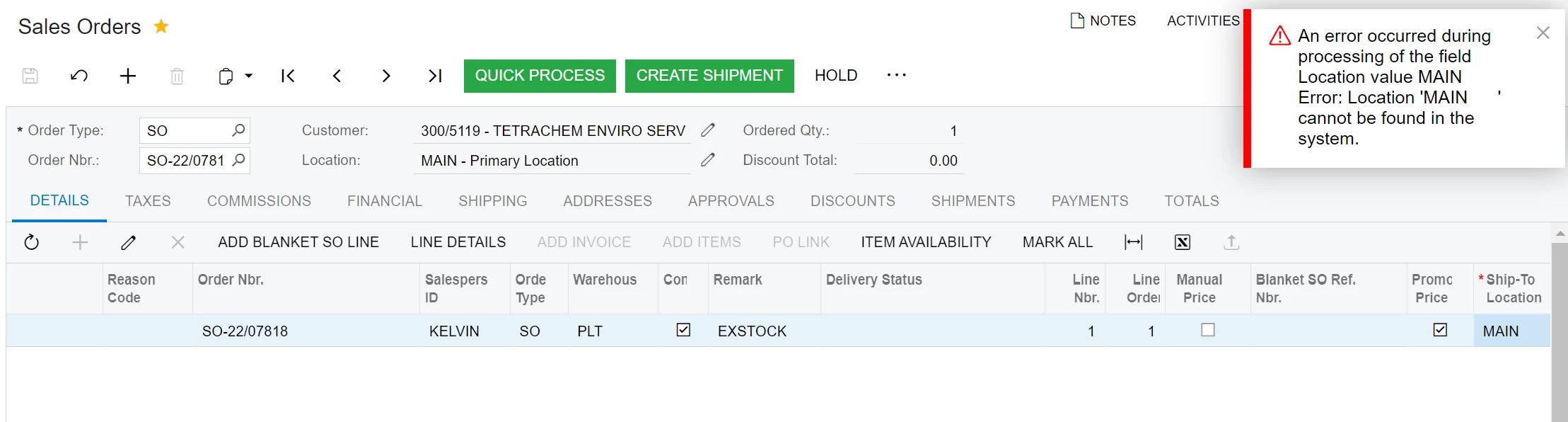 How To Resolve An Error Occurred During Processing Of The Field