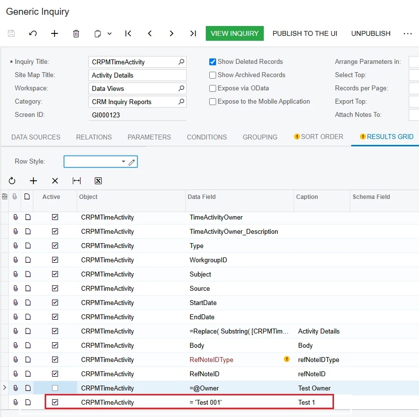 Generic Inquiry New Record Defaults from Parameter | Community