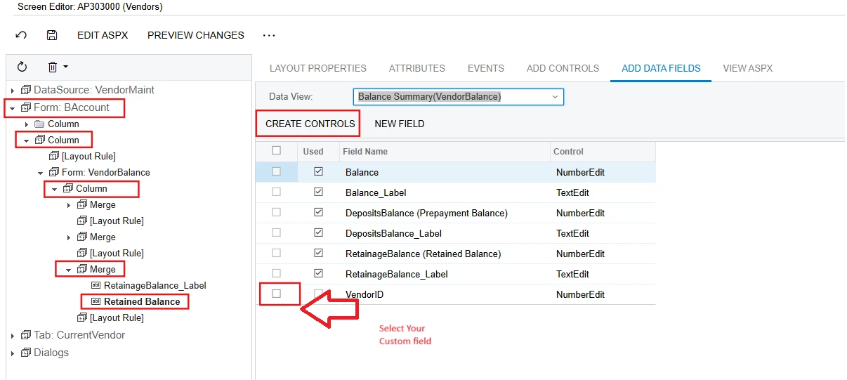Cannot Create Control for new Custom Field | Community