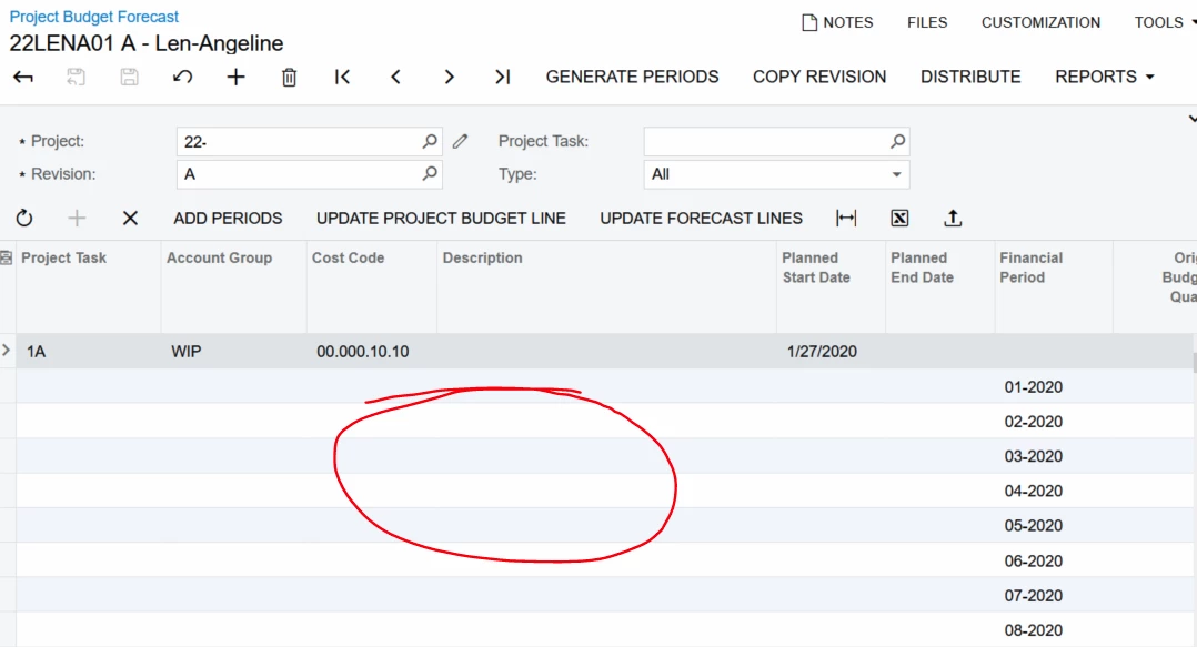 Is It Possible To Import To Project Budget Forecast Screen Community