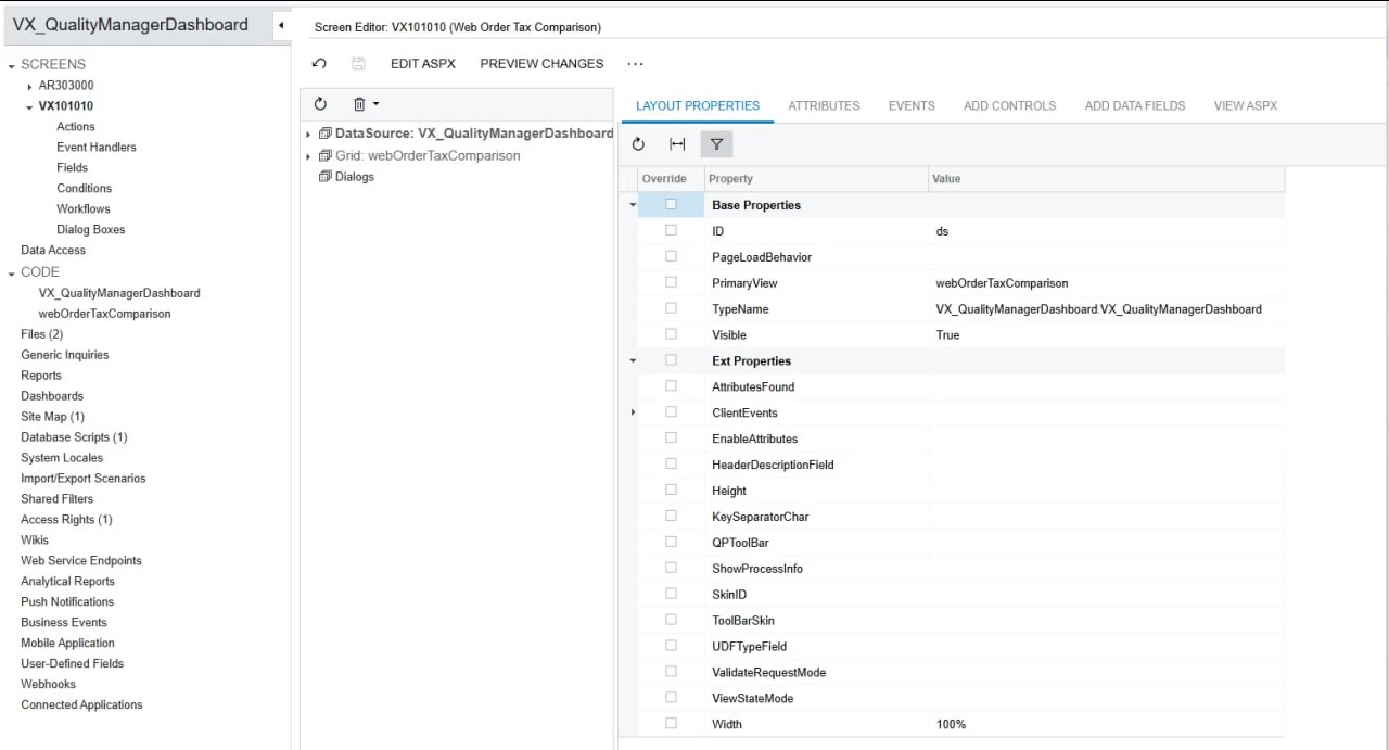 API returns empty values for custom DAC in Acumatica | Community