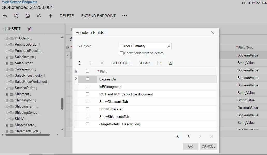 Problem populating an endpoint with custom fields | Community