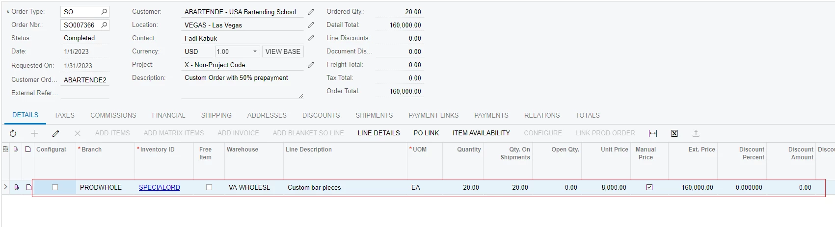 Duplicate Lines in Generic Inquiry for Sales Orders with Multiple Shipments | Community