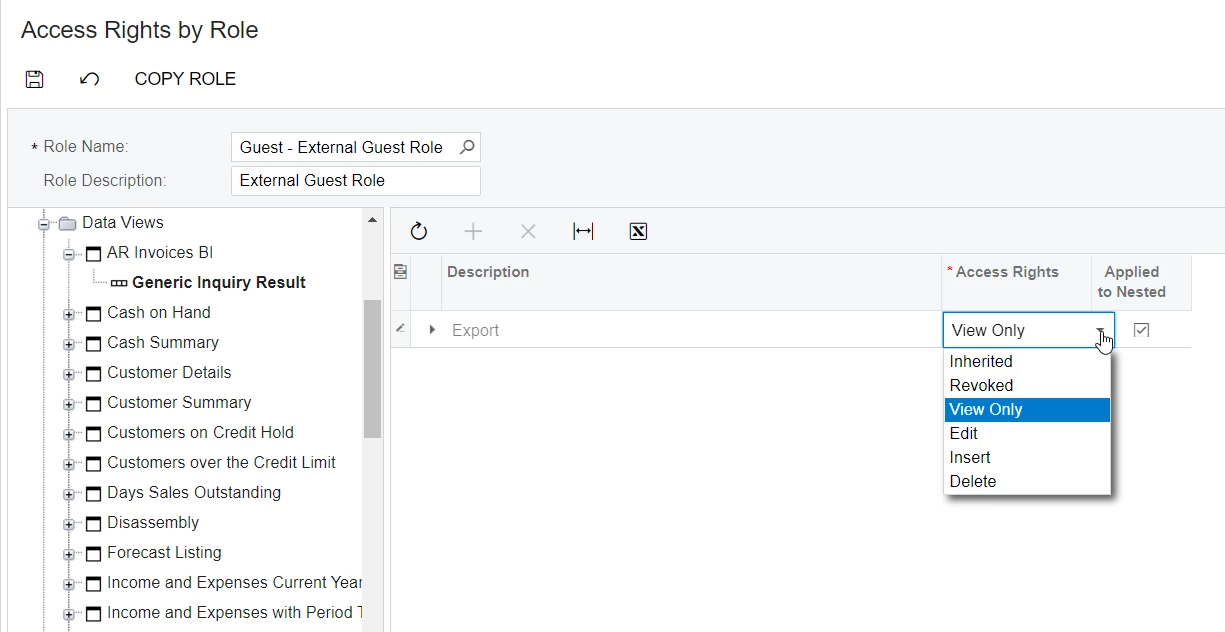 How To Disable The Export To Excel Button On The Customer Generic List 