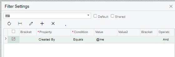 Acumatica 24r2 Filter setting: "@me" is not working | Community