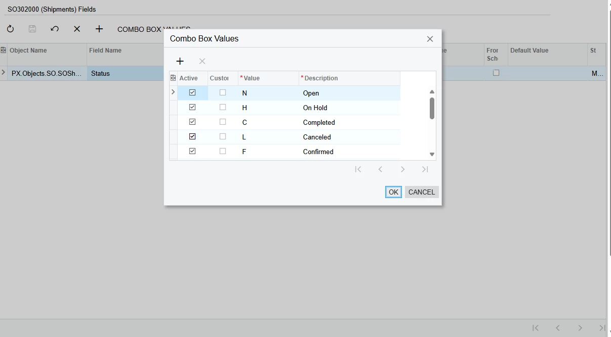The given key was not present in the dictionary - clicking on shipments tab of SOOrderEntry ...