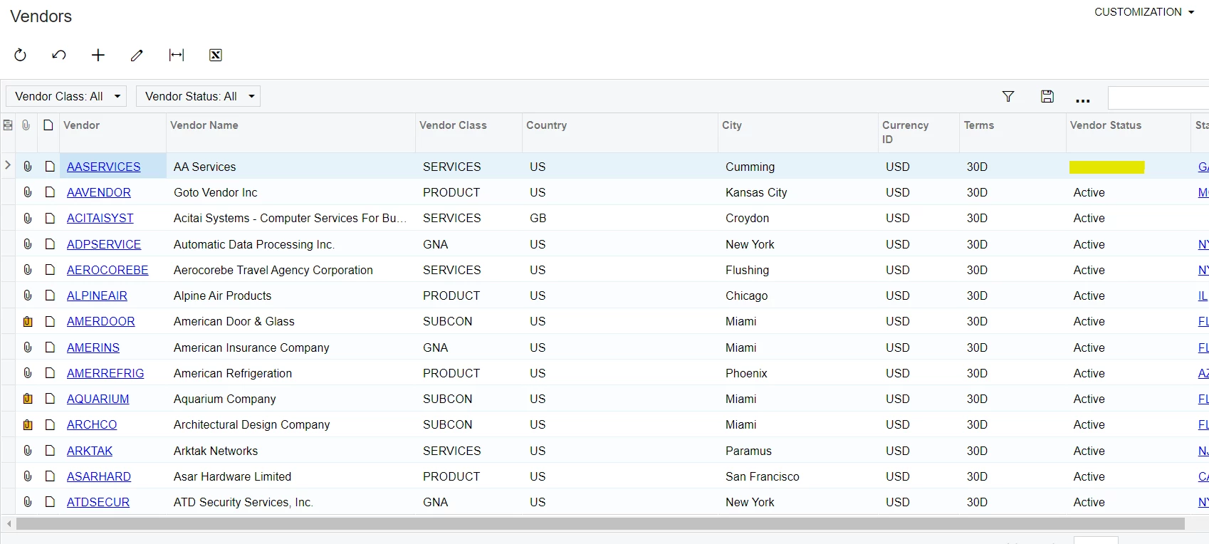 Display Of New Combo Box Value For A Status Field In Generic Inquiry