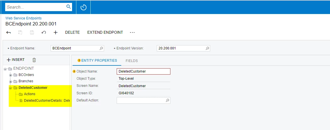How to receive deleted customers from Acumatica via API | Community