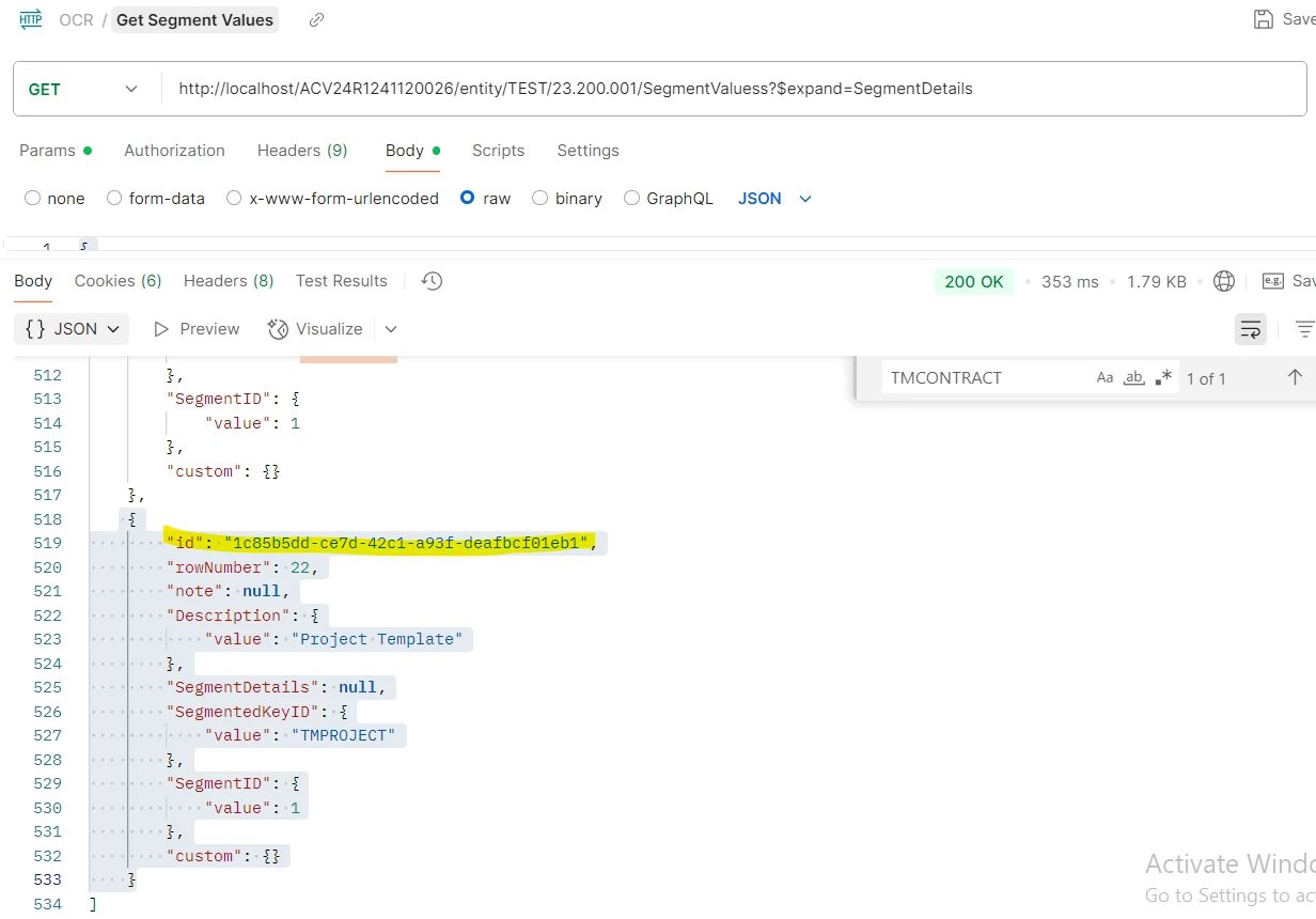 API to add segment value using rest api | Community