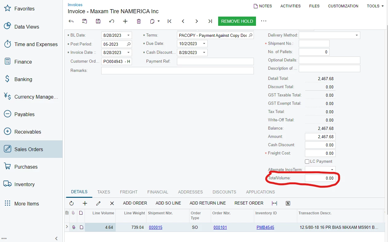 How To Get The Sum Of A Field In The Line Level Of The Grid And Show In A Header Level Field 