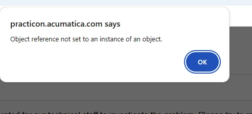 Error message on email and print invoices | Community