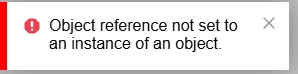 Object reference not set to an instance of an object when trying to correct a shipment | Community