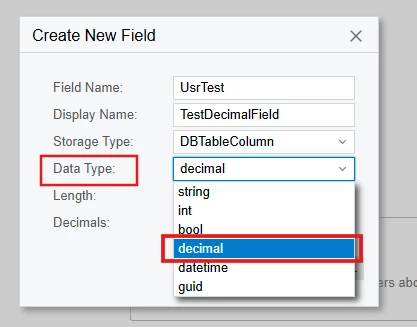 Set decimal for UDF in customization projects | Community