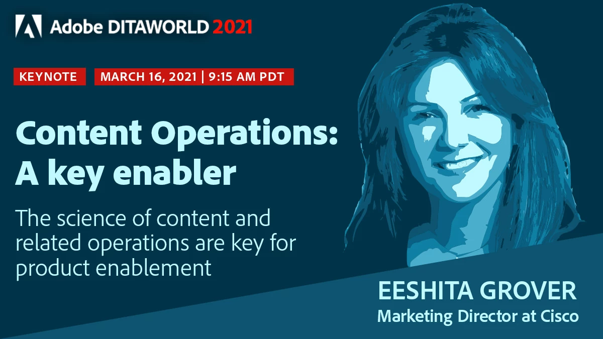 #ADW21 – KEYNOTE 1: Eeshita Grover, Marketing Director at Cisco | Community