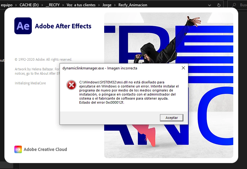 Creative cloud crashed | Community