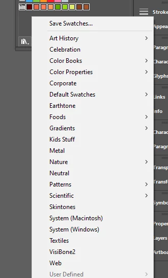 Saving colour groups with more than 5 colours in Illustrator | Community