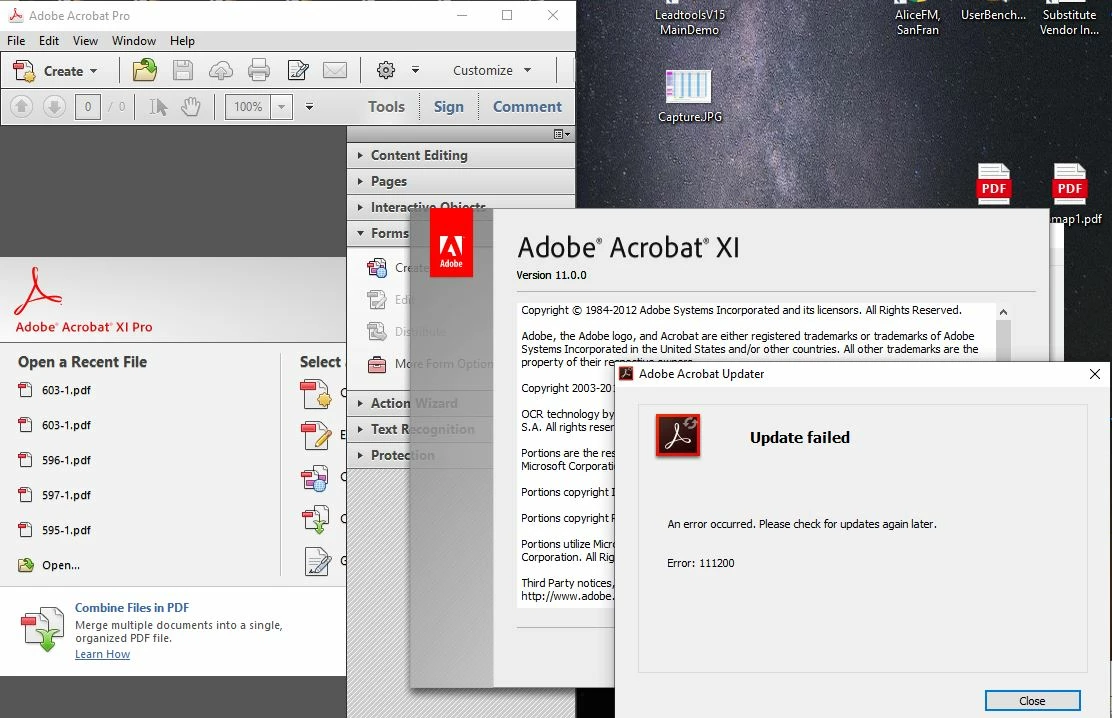Acrobat XI Update Always Fails since 2015 | Community