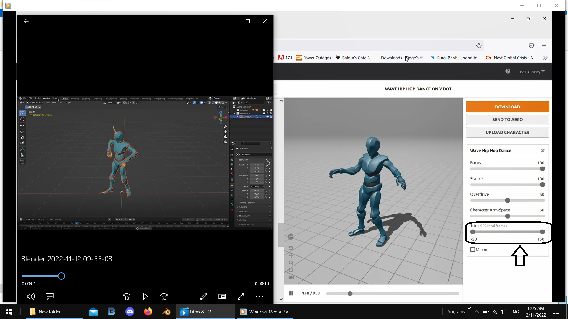 Imported FBX has incorrect animation from the hips down | Community