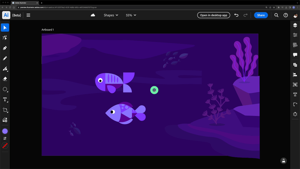 Create graphics, logos, and posters using colors, shapes, & text in ...
