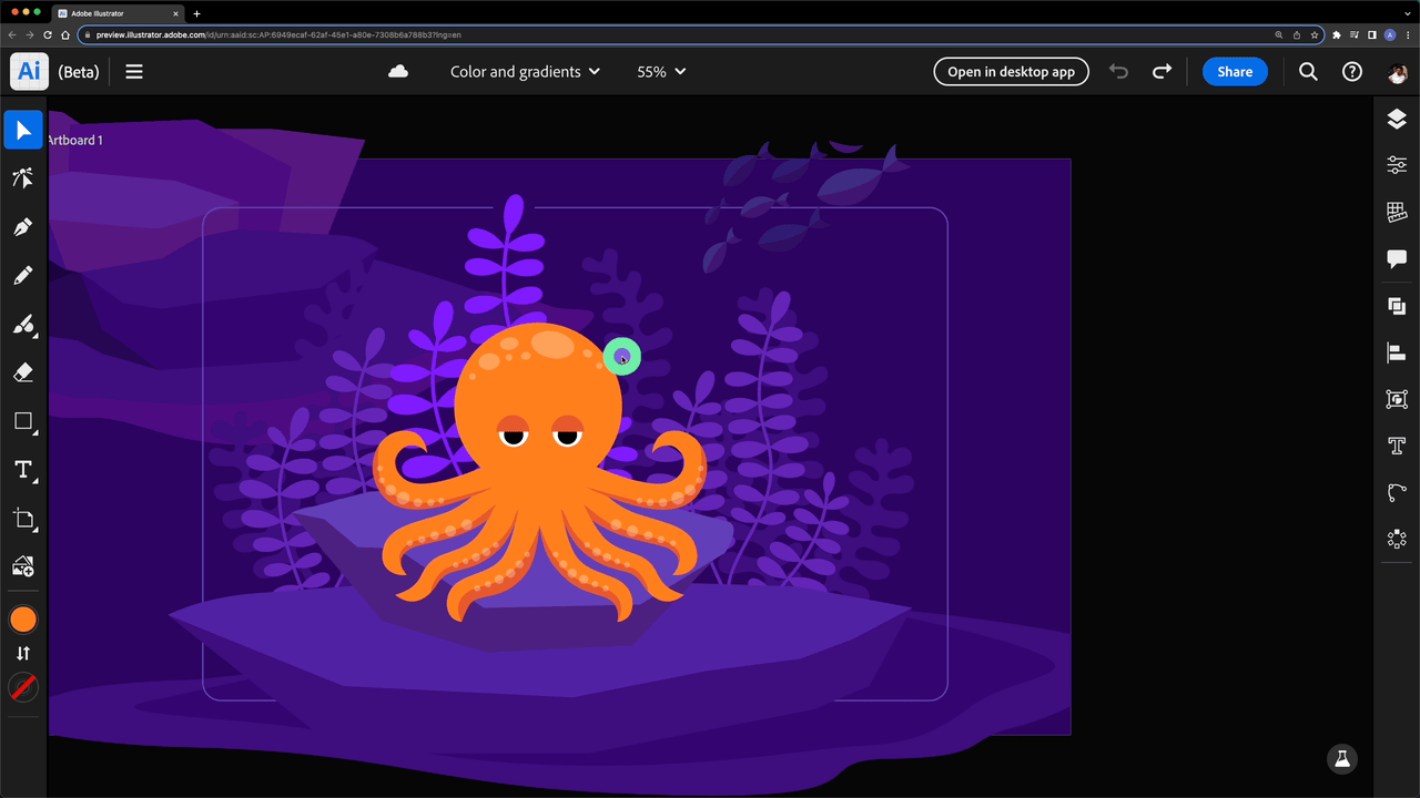 Create graphics, logos, and posters using colors, shapes, & text in ...