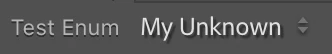 Custom Metadata/ dataType enum value does not appear as for current ...
