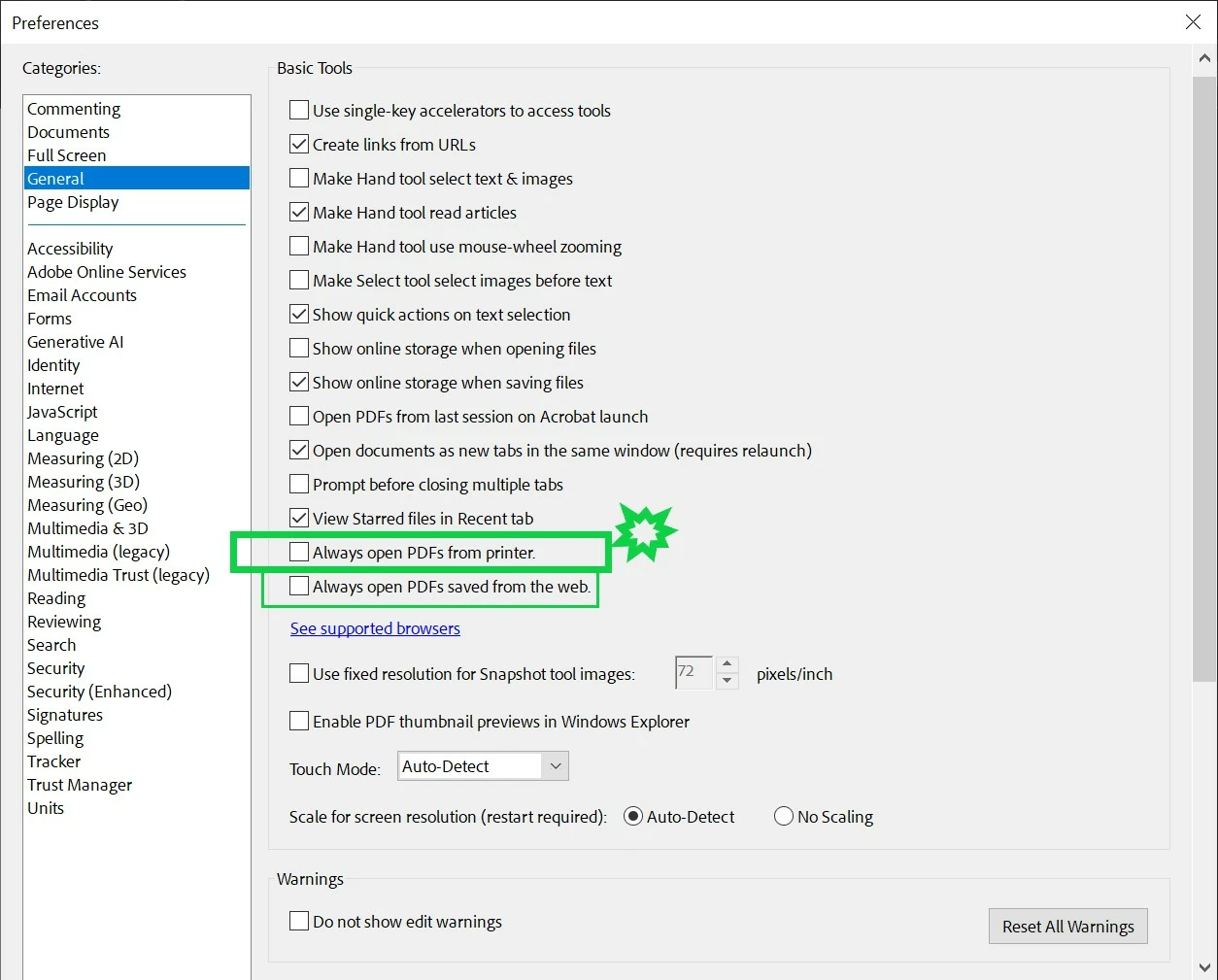 How to stop Adobe Acrobat from Automatically Opening Downloaded PDF ...