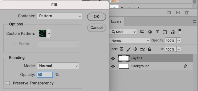 Pattern Fill Scripts box grayed out | Community