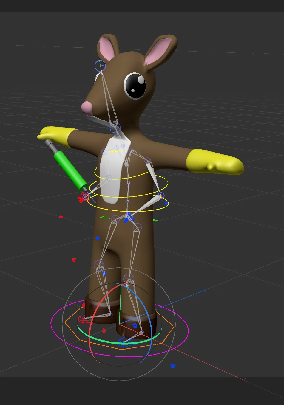 Mixamo rig won't move the mesh, sometimes the rig won't bind to pose ...