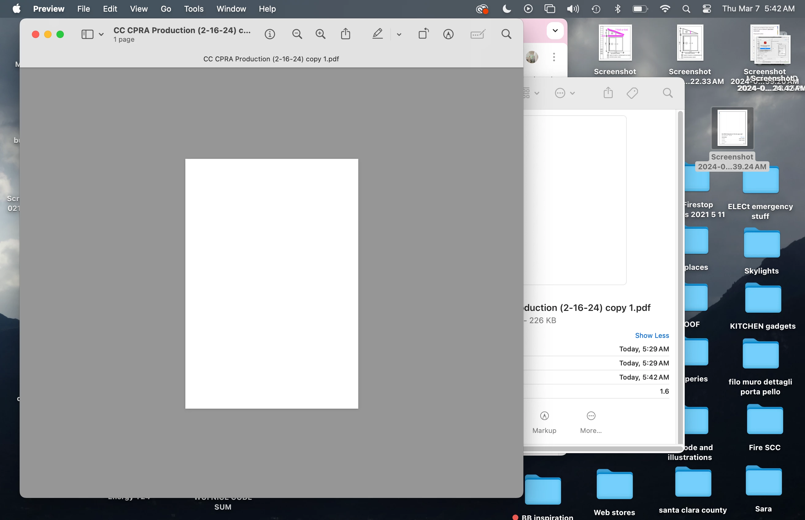 Acrobat pdf received showing blank pages when opened with Mac Preview ...