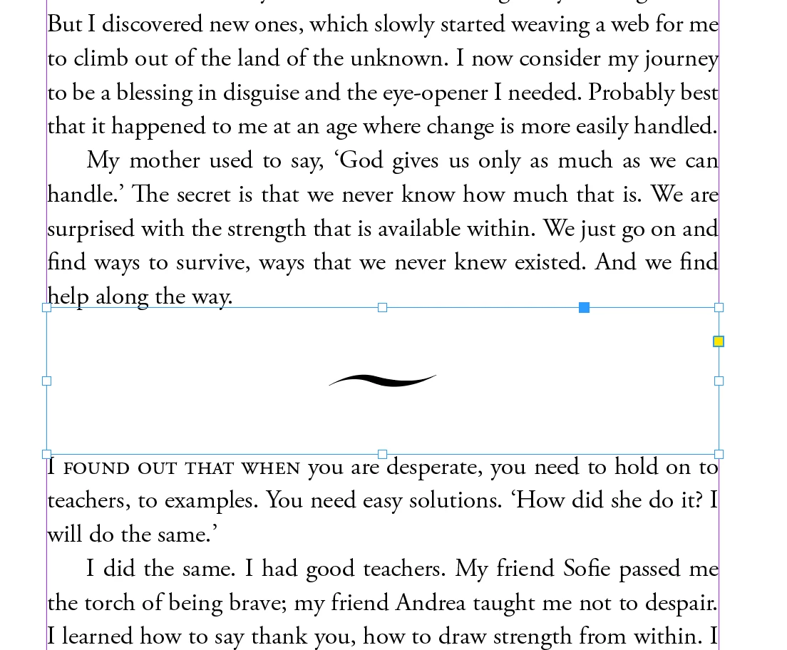 how to insert an object between paragraphs | Community