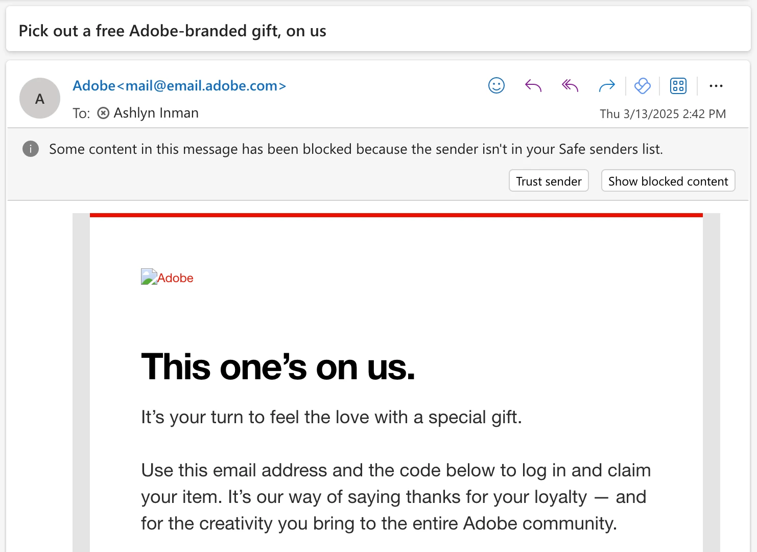Is mail@email.adobe.com a fake/scam email? | Community