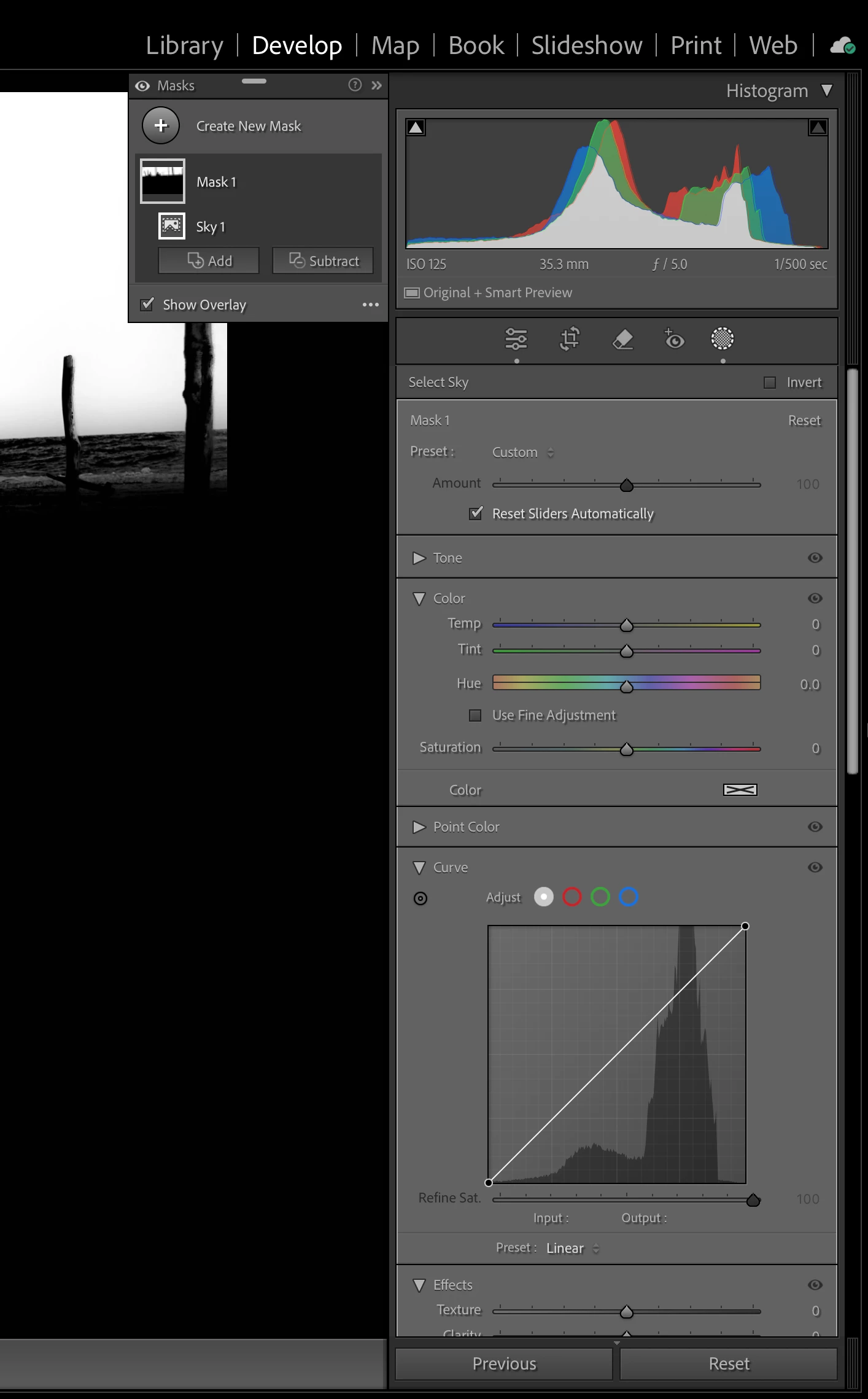 Lightroom Classic - masks: Basic /light slider panel no longer ...