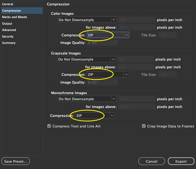 Failed to Export the PDF file. Possible cause of failure is present on ...