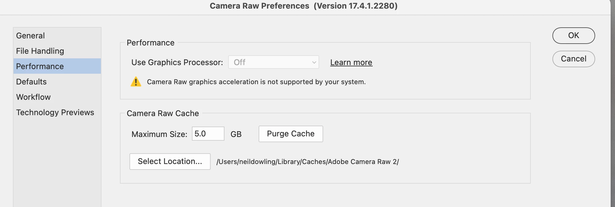 Camera Raw requires GPU acceleration to edit photo | Community