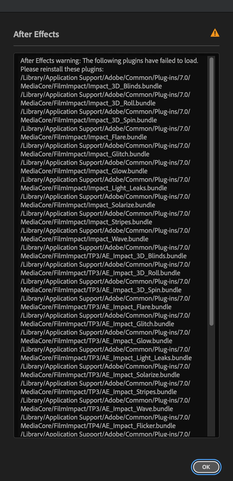 After Effects Missing Plugins - Missing Folder | Community