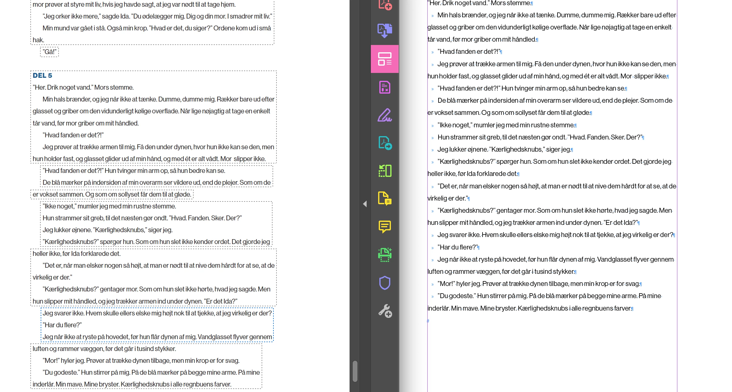 text breaks into multiple text boxes | Community
