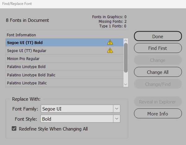 Why does InDesign keep changing font every time the file is opened ...