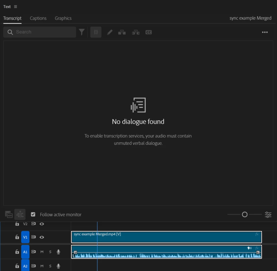 Transcript not working!! Keep getting 