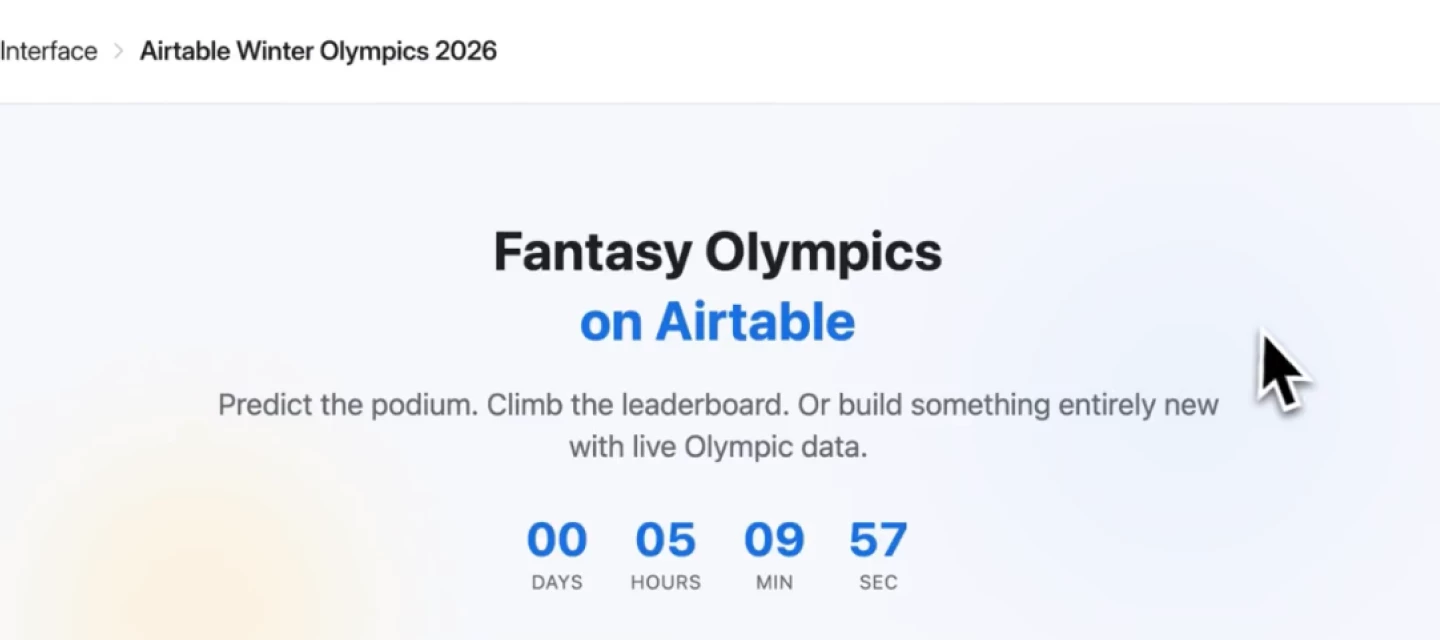 🥇 We built the ultimate Olympics app (2 day build) | Airtable Community