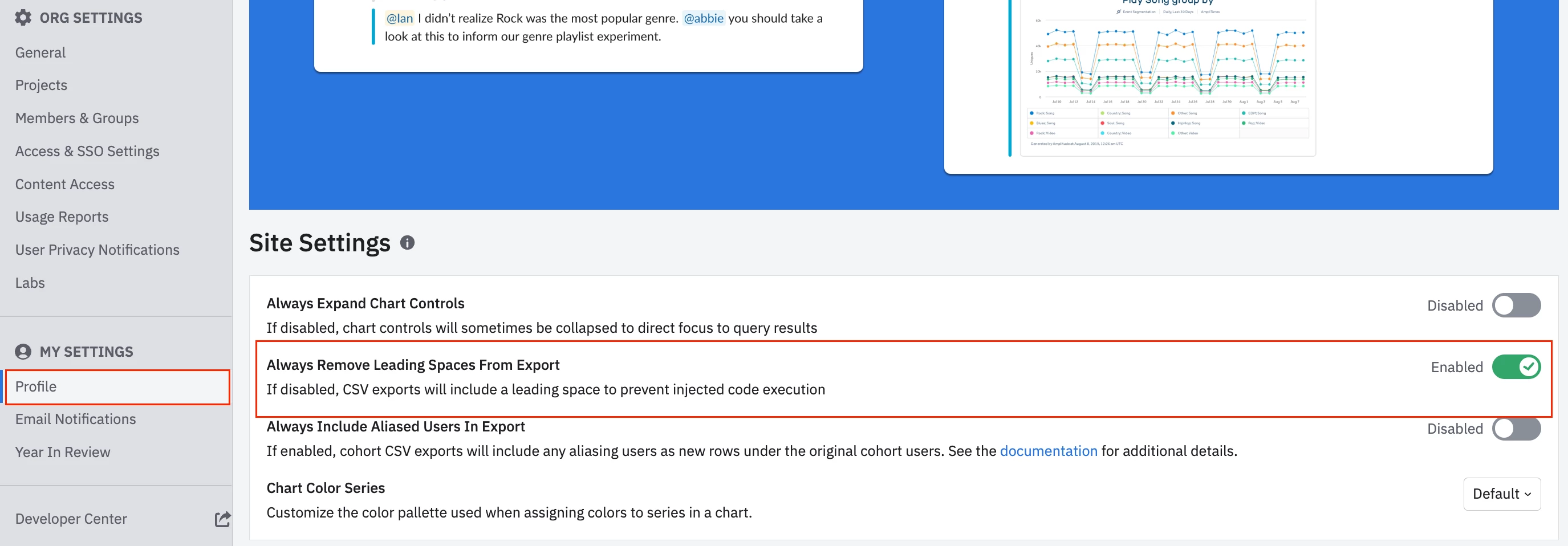 Space In Front Of Text In The Rows And Columns Headings When Export To 