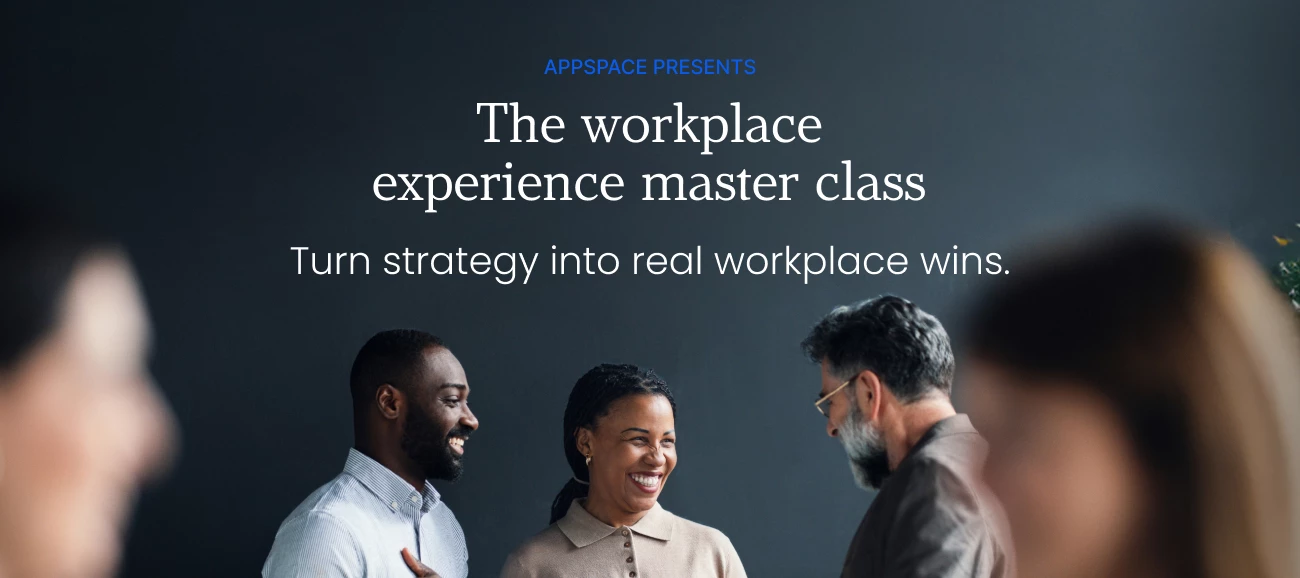 Join Us for The workplace experience master class — coming to a city ...