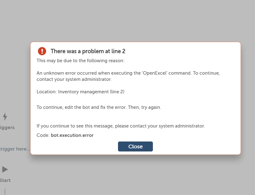 Unable To Open Spreadsheet Community