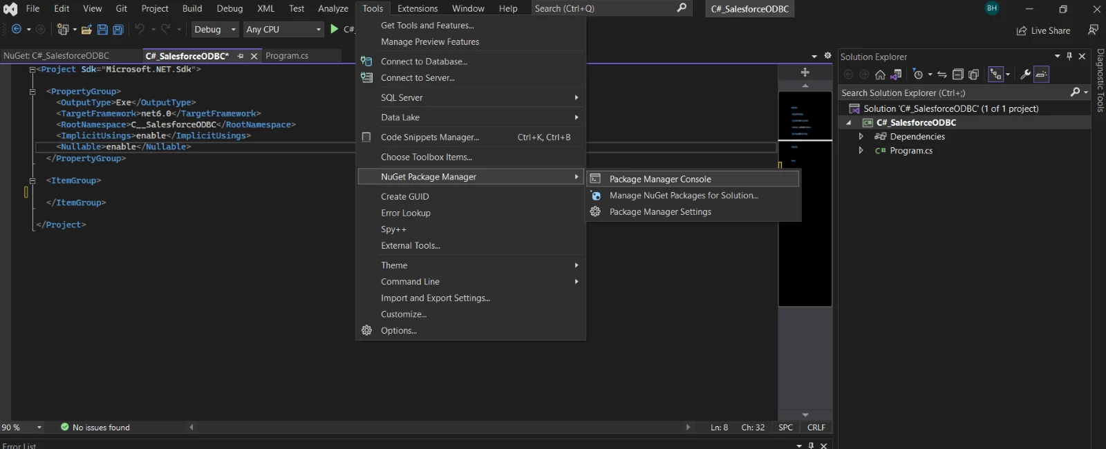Connecting to any CData ODBC Driver in C# applications | Community