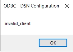 QBO broken connection: Invalid Client error message | Community